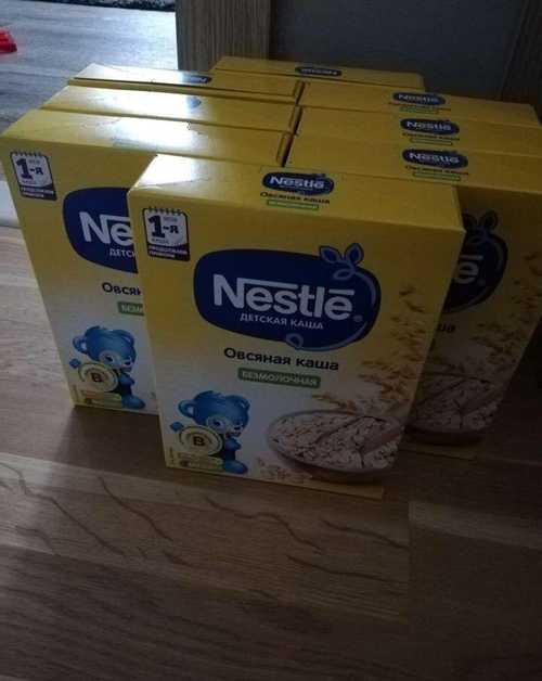 Каши Nestle безмолочные