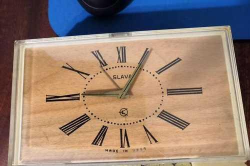 Часы будильник Слава СССР