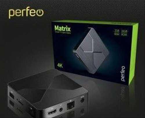 Perfeo smart TV BOX приставка "matrix", Amlogic S9