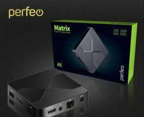 Perfeo smart TV BOX приставка "matrix", Amlogic S9