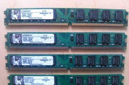 Модули памяти kingston KVR800D2N6/2G DDR2 2Гб
