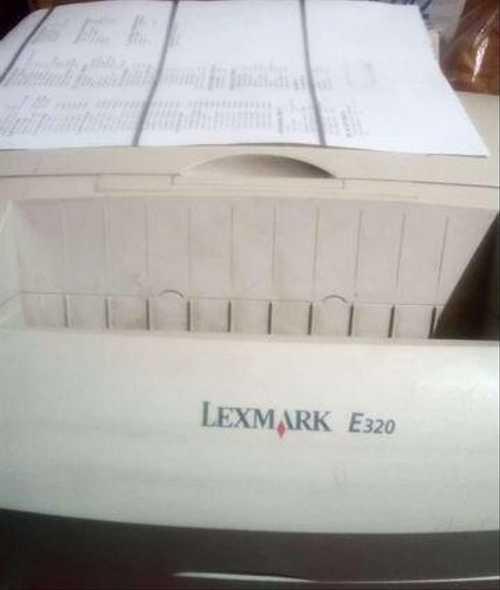 Принтер Lexmark e320-232 лазерный