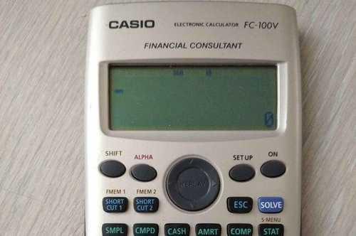 Калькулятор финансовый casio FC-100V