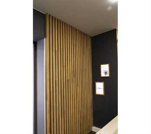 Реечные панели, дуб