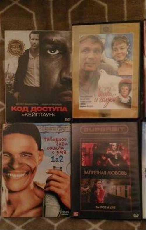 DVD диски коллекция фильмов, мультфильмов много