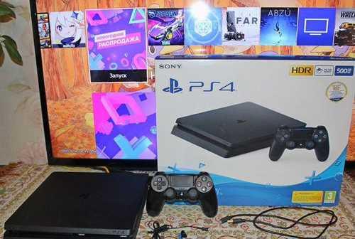 Sony PlayStation 4 Slim 500Gb + 34 Игры