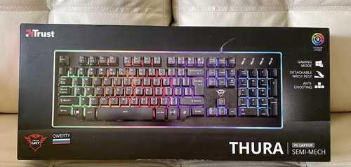 Игровая клавиатура Trust GXT 860 Thura Black USB