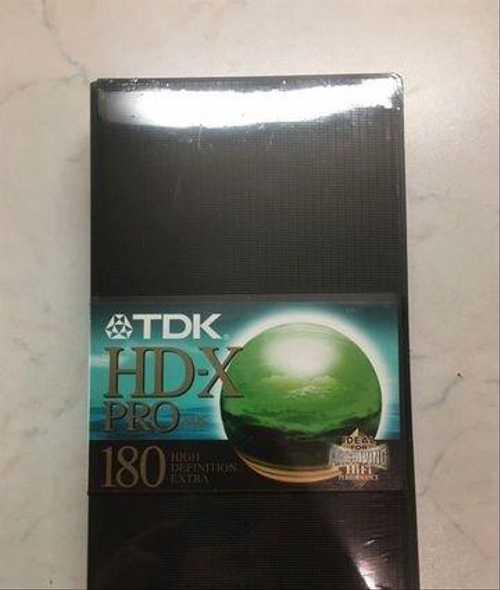 Видеокассета TDK HD-X Pro 180 новая, запечатана