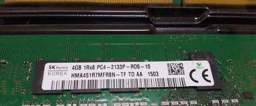DDR4 4GB Hynix HMA451R7MFR8N-TFT1 4шт