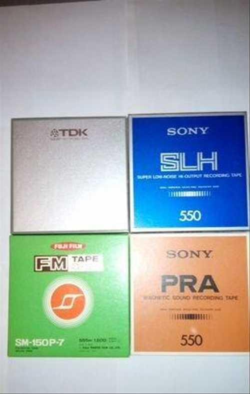 Sony, fuji,TDK,550m с записью на otari MTR-15