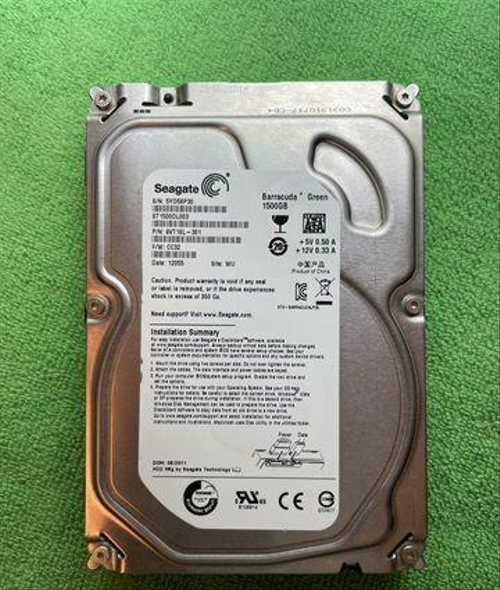Seagate Barracuda Green 1500Gb