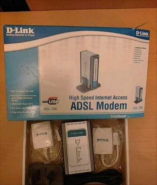 Adsl modem D-link DSL-200