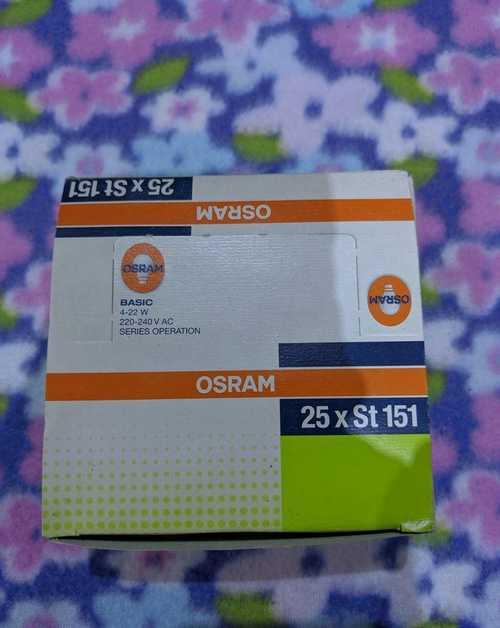 Стартер Osram 25 x st151 basic 4-22W 220-240V