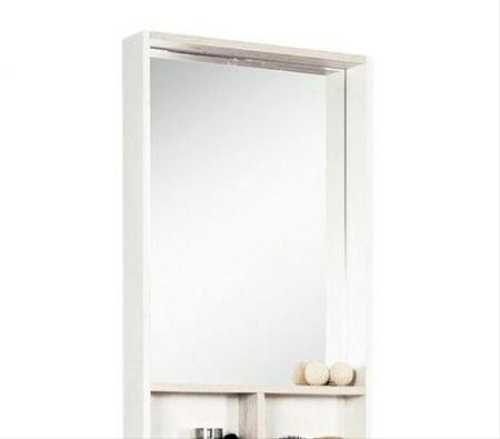 Зеркало-шкаф Акватон Йорк 50 белый/выбелен. дерево