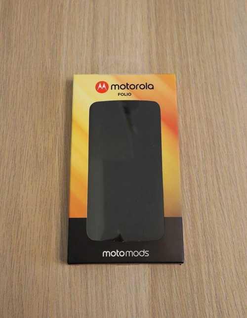 Чехол-книжка Moto Folio (Чёрный) для Moto Z-серии