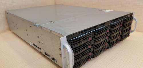 3U/2xE5-2609v2/X9DRD-A/16HDD3.5/SAS9201-16i/2x800W