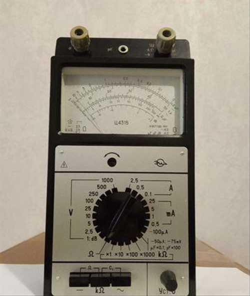 Комбинированный прибор ампервольтметр Ц-4315