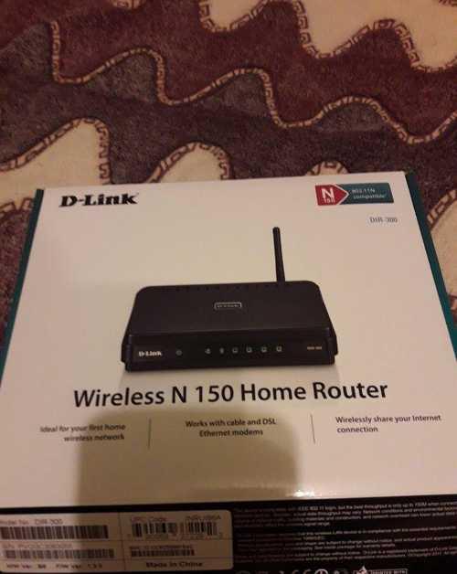 WiFi роутер. Dlink dir 300