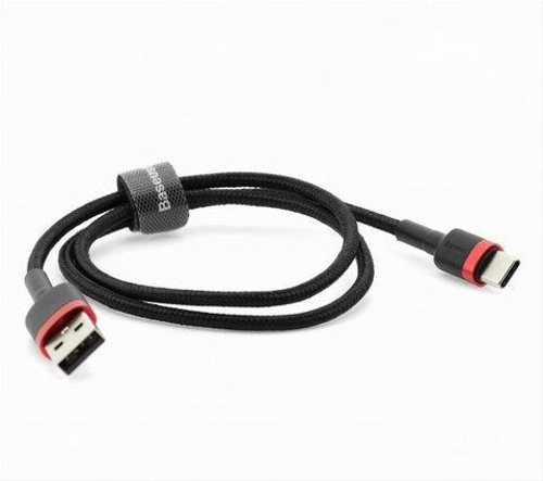 Кабель USB-Type-C Baseus Cafule catklf-A91 Red/Black 0.5m
