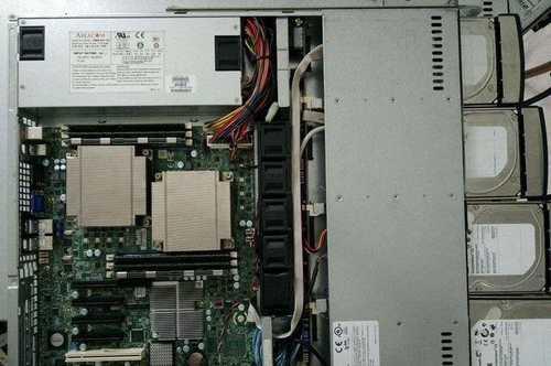 Сервер Supermicro 1U 2x5640/PC3-24GB/X8DTL-i/4x2TB