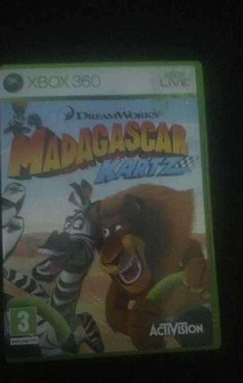 Игры на xbox 360 Madagascar kartz Лицензия