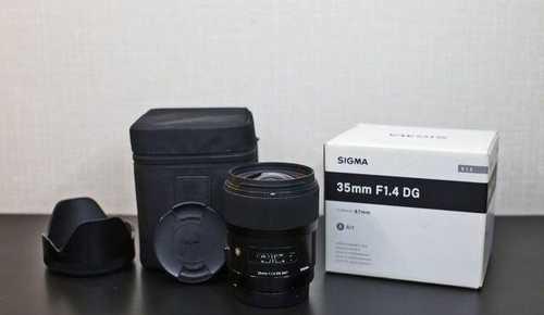 Объектив Sigma 35mm f/1.4 Art Canon EF