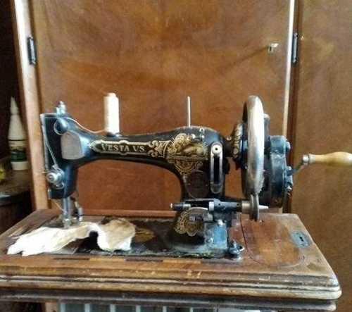 Антикварная Швейная машина vesta VS 1909 Германия