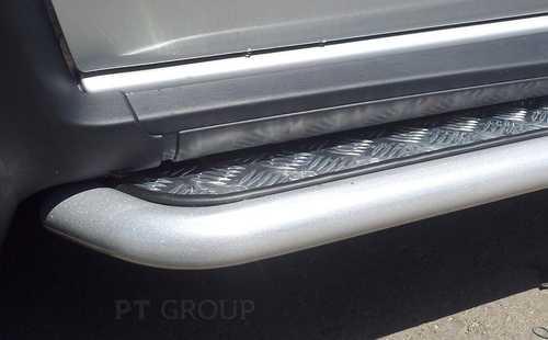 Защита порогов Renault duster с 2012