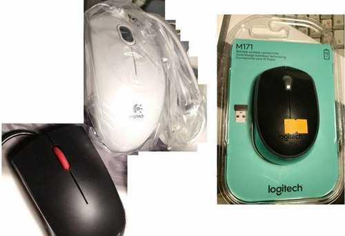 Мышь Lenovo 300 (GX30M39704), Logitech B110, M171