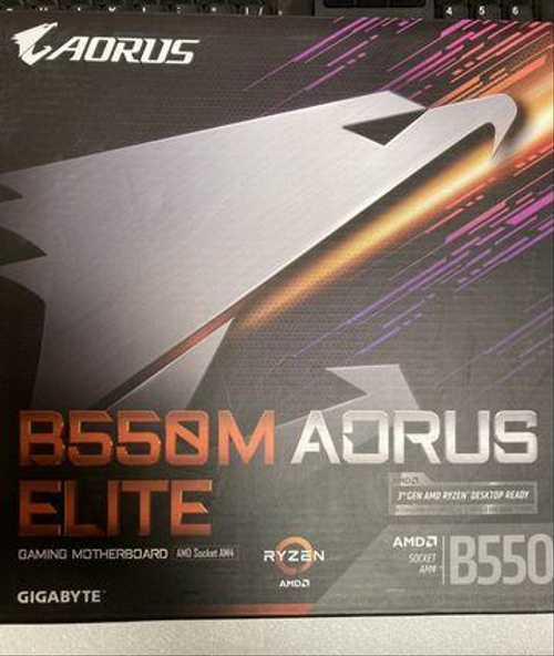 Комплект r5 3600/aorus b550m