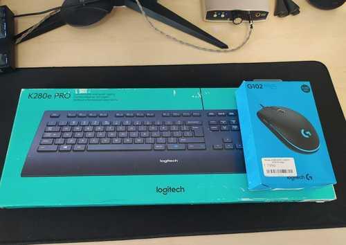 Logitech G102 и K280e PRO