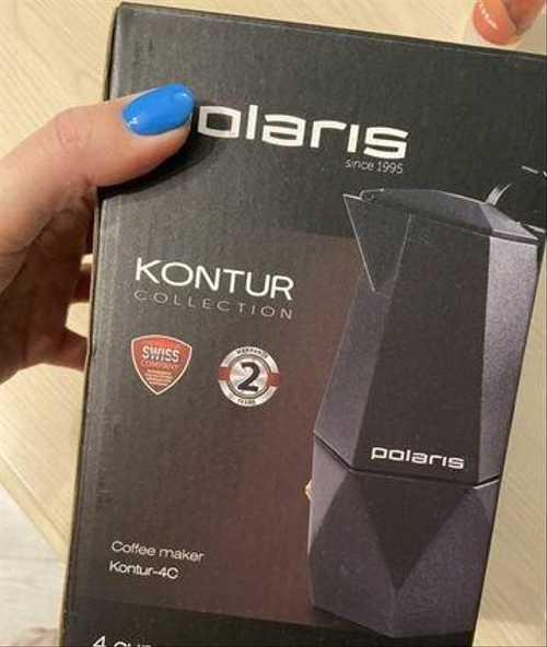 Гейзерная кофеварка Polaris