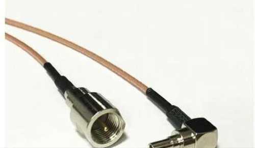 Переходник - пигтейл CRC9-FME (male) кабель RG316