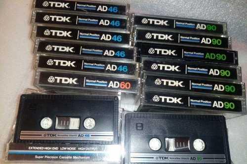 Аудиокассеты TDK Made in Japan