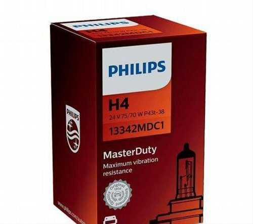 Галогенная лампа H4 Philips MasterDuty 24V 13342MD