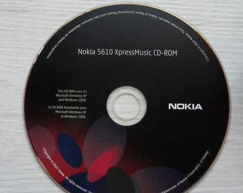 Установочный диск, Софт для Nokia 5610