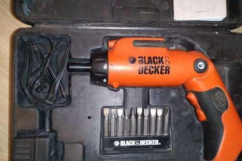 Отвертка аккумуляторная Black & Decker KC1036 h1