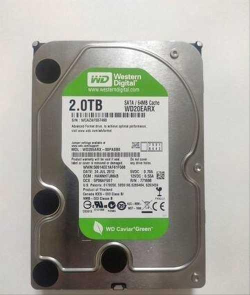 Жесткий диск Western Digital 2 тб