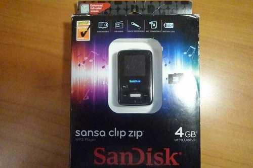 MP3 плеер sandisk sansa clip ZIP 4GB