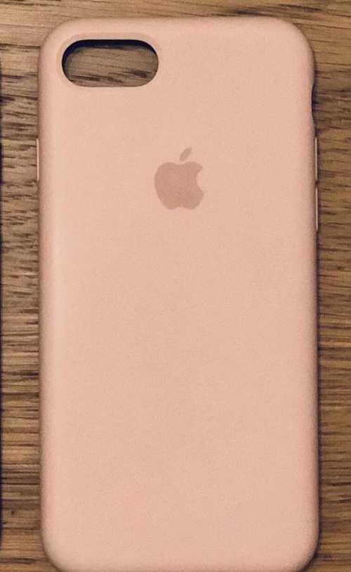 Чехол Apple Silicone Case для iPhone 8/7 «розовый