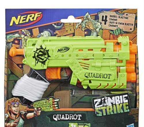 Бластер Hasbro nerf Зомби страйк Квадрот, со стрелами E2673EU4