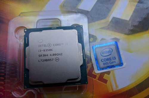 Процессор intel core i3 8350k фото