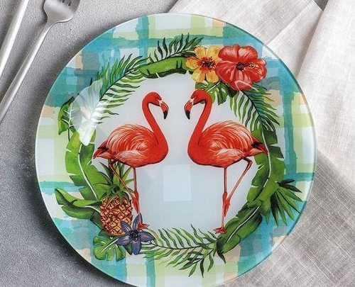 Посуда Тропики, Фламинго