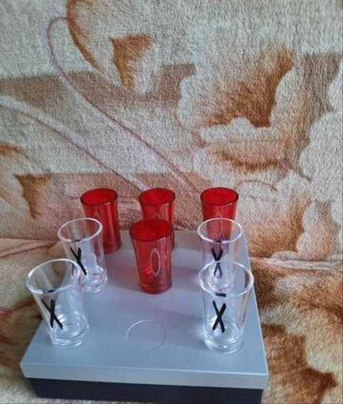 Рюмки сувенир крестики нолики Подарочный набор