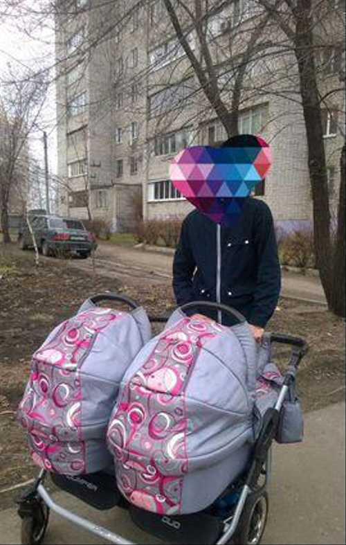 Каляски для двойни