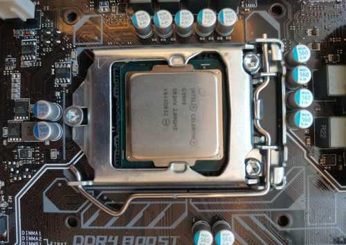 Процессор Intel celeron G3900