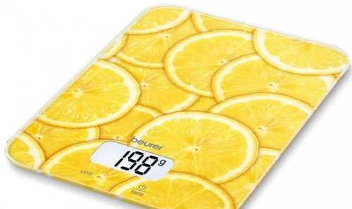 Весы кухонные электронные Beurer KS19 lemon макс.в