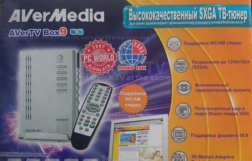 TV-тюнер AVerMedia Technologies avertv DVI Box9