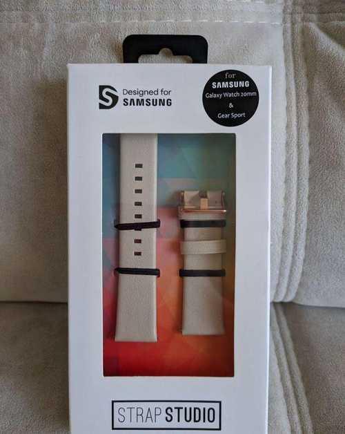 Кожаный ремешок Samsung для Galaxy Watch 42 mm Ros
