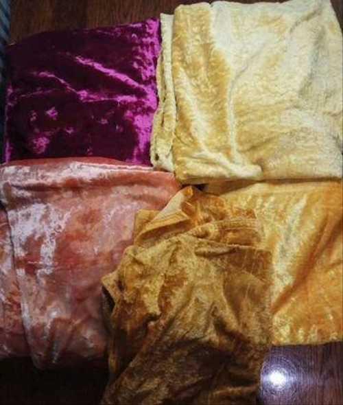 Плюшевая ткань СССР советский текстиль плюш